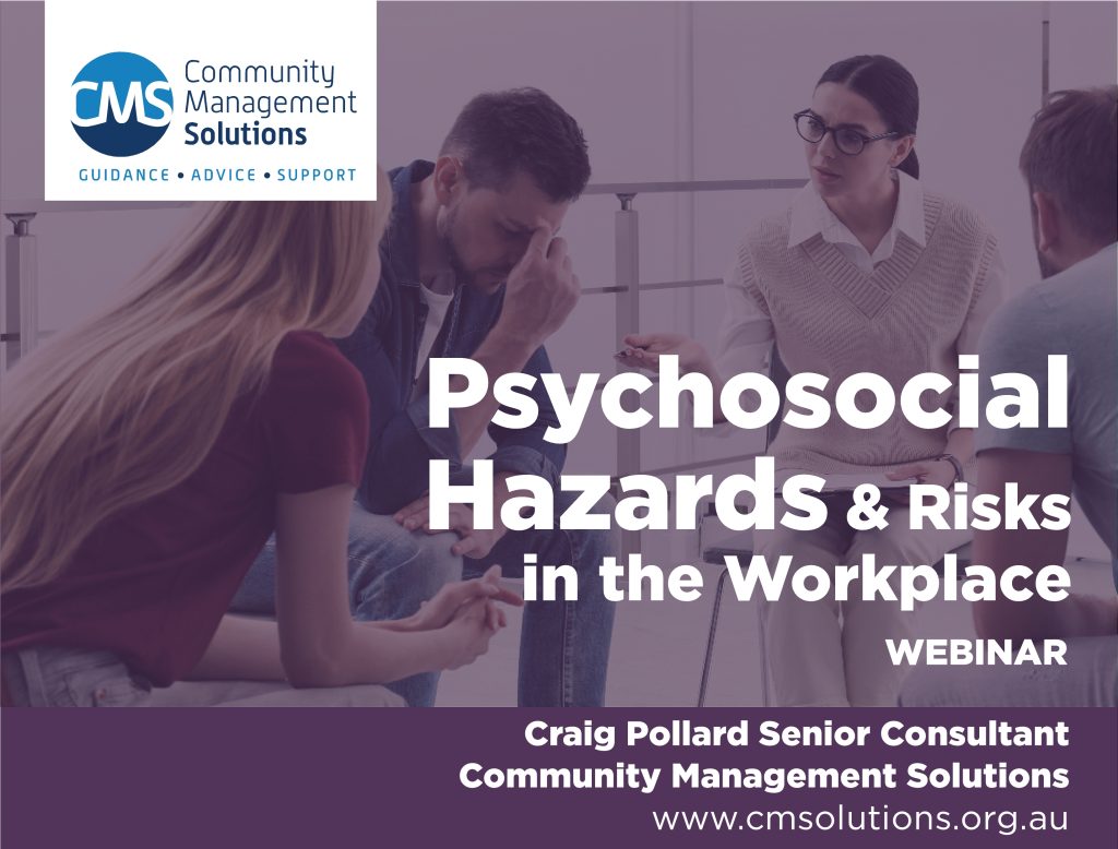 Webinar - Psychosocial Hazards and Risks in the Workplace 2023 ...
